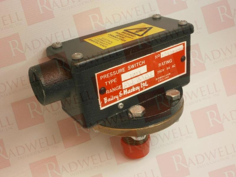 107V Pressure Switch by BAILEY & MACKEY