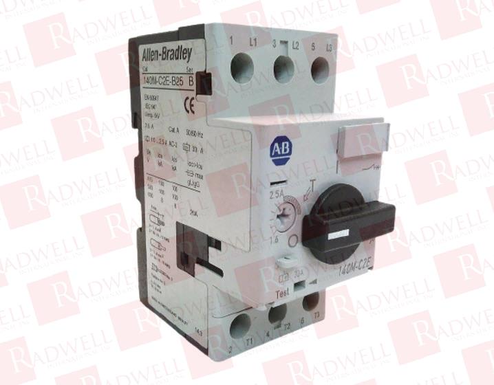 140M-C2E-B25 Din Rail Mount Circuit Breaker by ALLEN BRADLEY