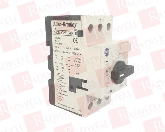 140M-C2E-B40 Din Rail Mount Circuit Breaker by ALLEN BRADLEY