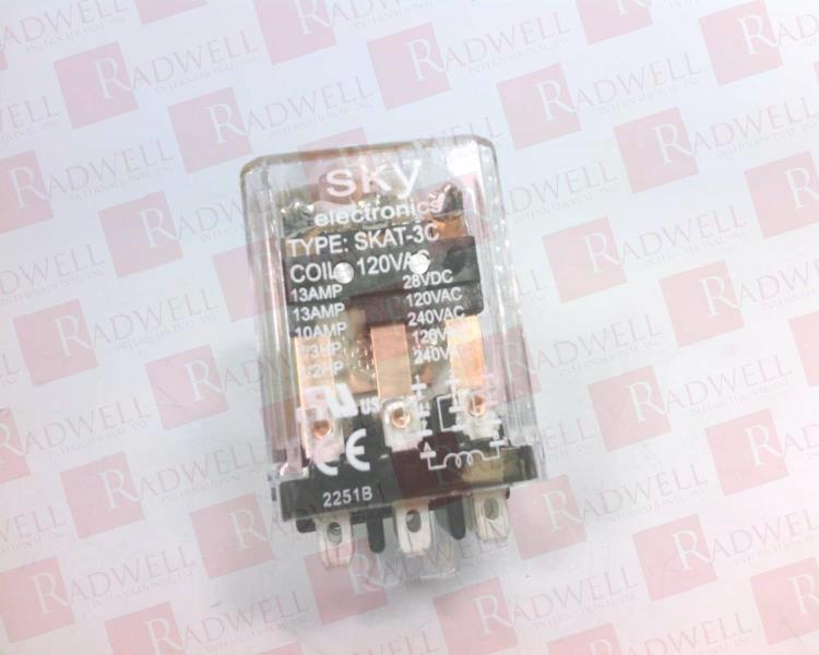 SKAT-3C-120VAC Relay/Socket by SKY ELECTRONICS