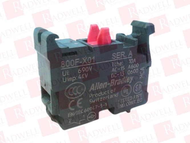 800F-X01 Accessory/Bulb/Cap/Contact/Transf by ALLEN BRADLEY