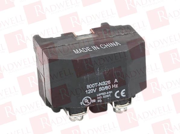 800T-N326 Accessory/Bulb/Cap/Contact/Transf by ALLEN BRADLEY