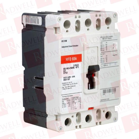HFD3015L Molded Case Circuit Breaker by CUTLER HAMMER