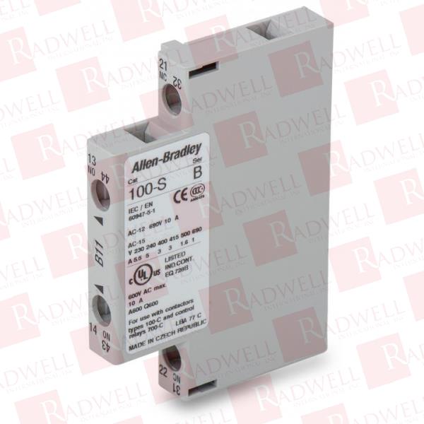 100-SB11 Auxiliary Contact by ALLEN BRADLEY