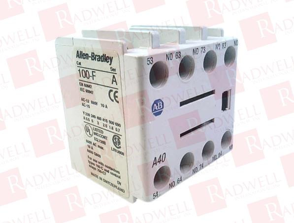 100-FA40 Auxiliary Contact by ALLEN BRADLEY