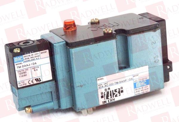 82A-AC-000-TM-DAAP-1DA Solenoid Valve by MAC VALVES INC