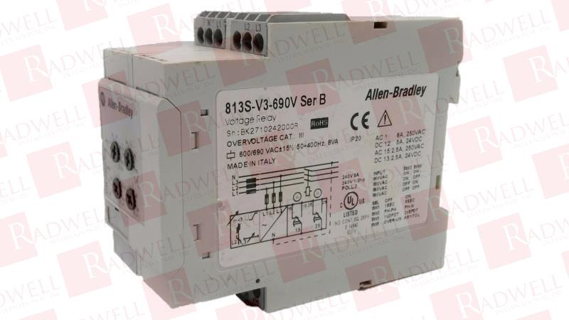 813S-V3-690V Relay/Socket by ALLEN BRADLEY