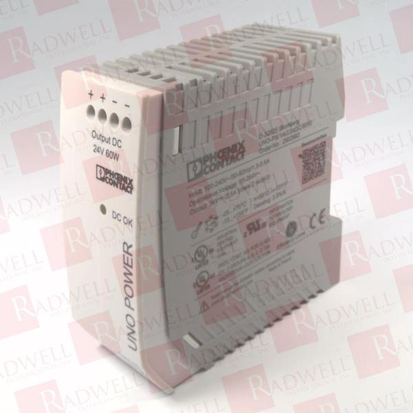 UNO-PS/1AC/24DC/ 60W Power Supply by PHOENIX CONTACT