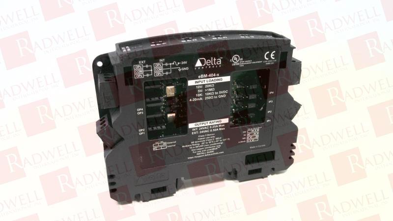 EBM-404-X VDC Logic I/O Module by DELTA CONTROLS