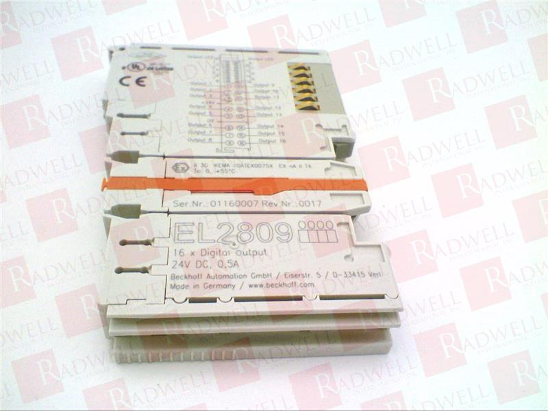 EL2809 VDC Logic I/O Module by BECKHOFF