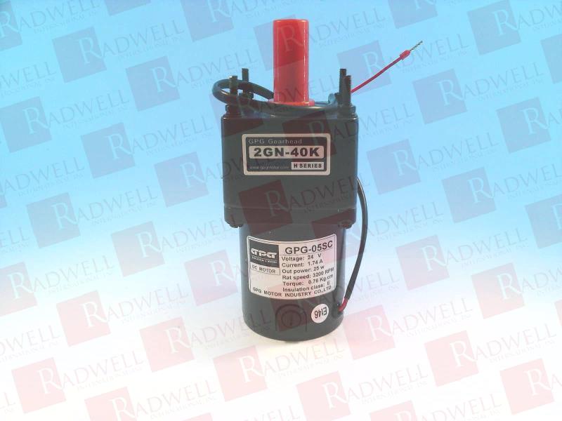 GPG-05SC-2GN-40K Gear Motor by GPG